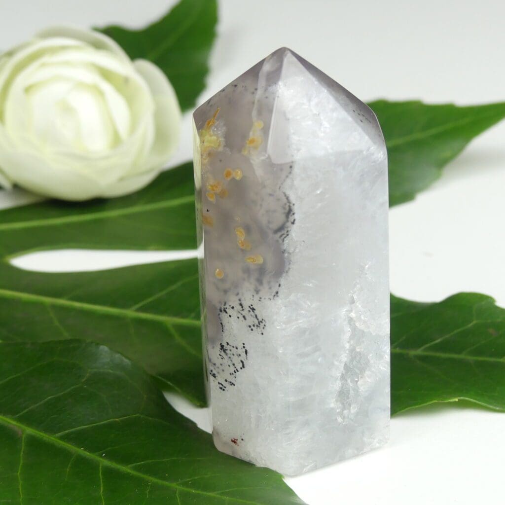 Agate Geode Polished Point - The Crystal Barn