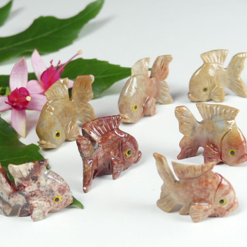 Fish Soapstone Animal Carving - The Crystal Barn