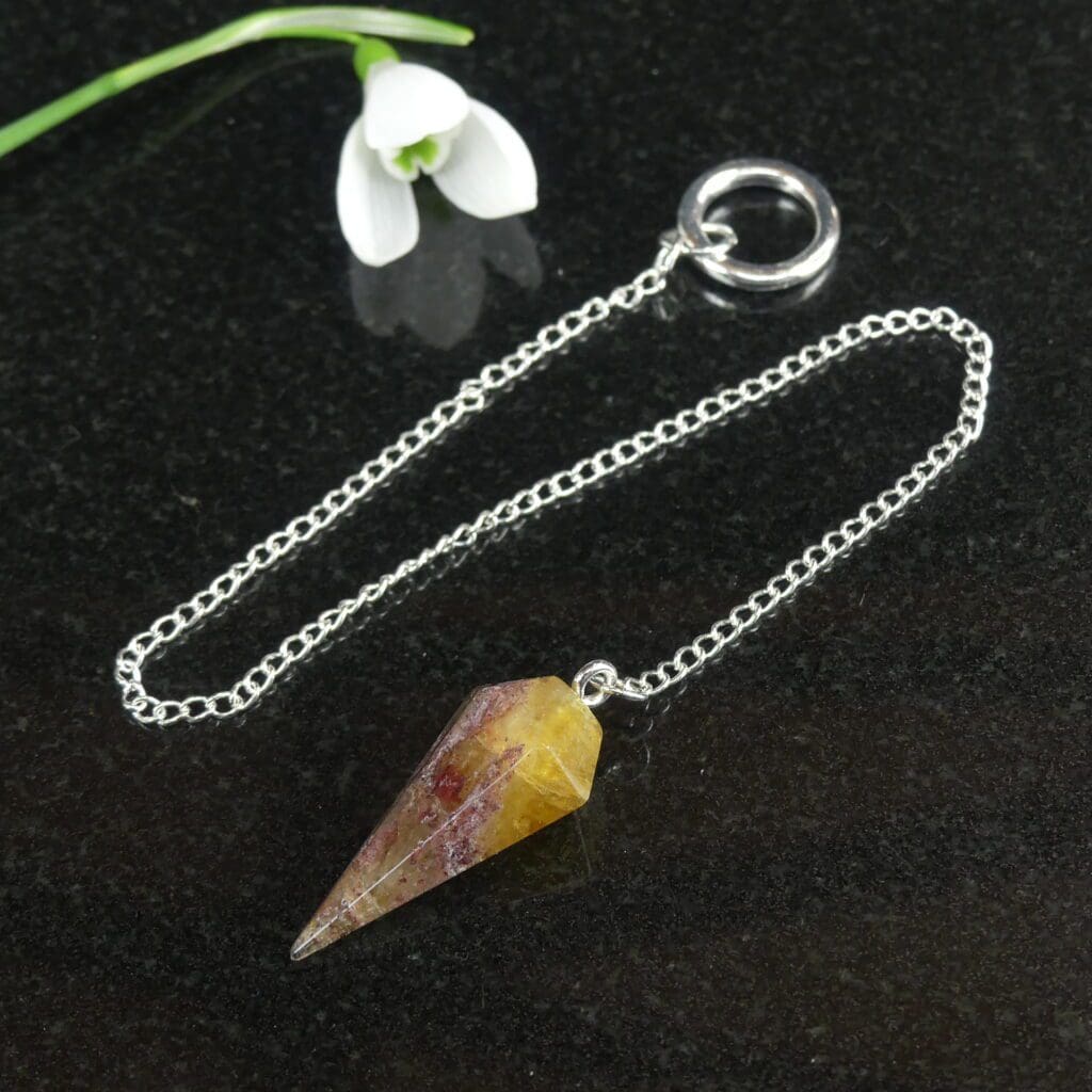 Yellow Fluorite Pendulum - The Crystal Barn
