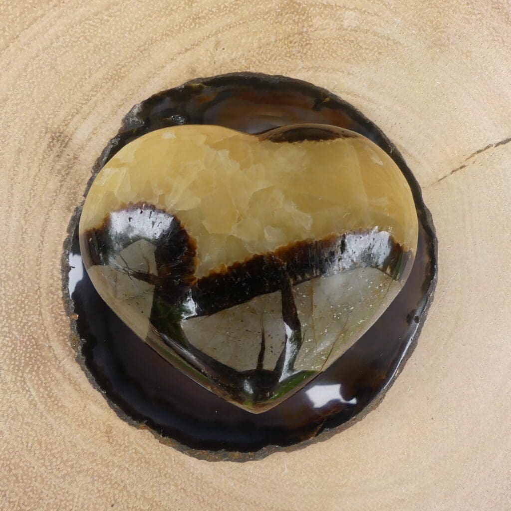 Septarian Heart - The Crystal Barn