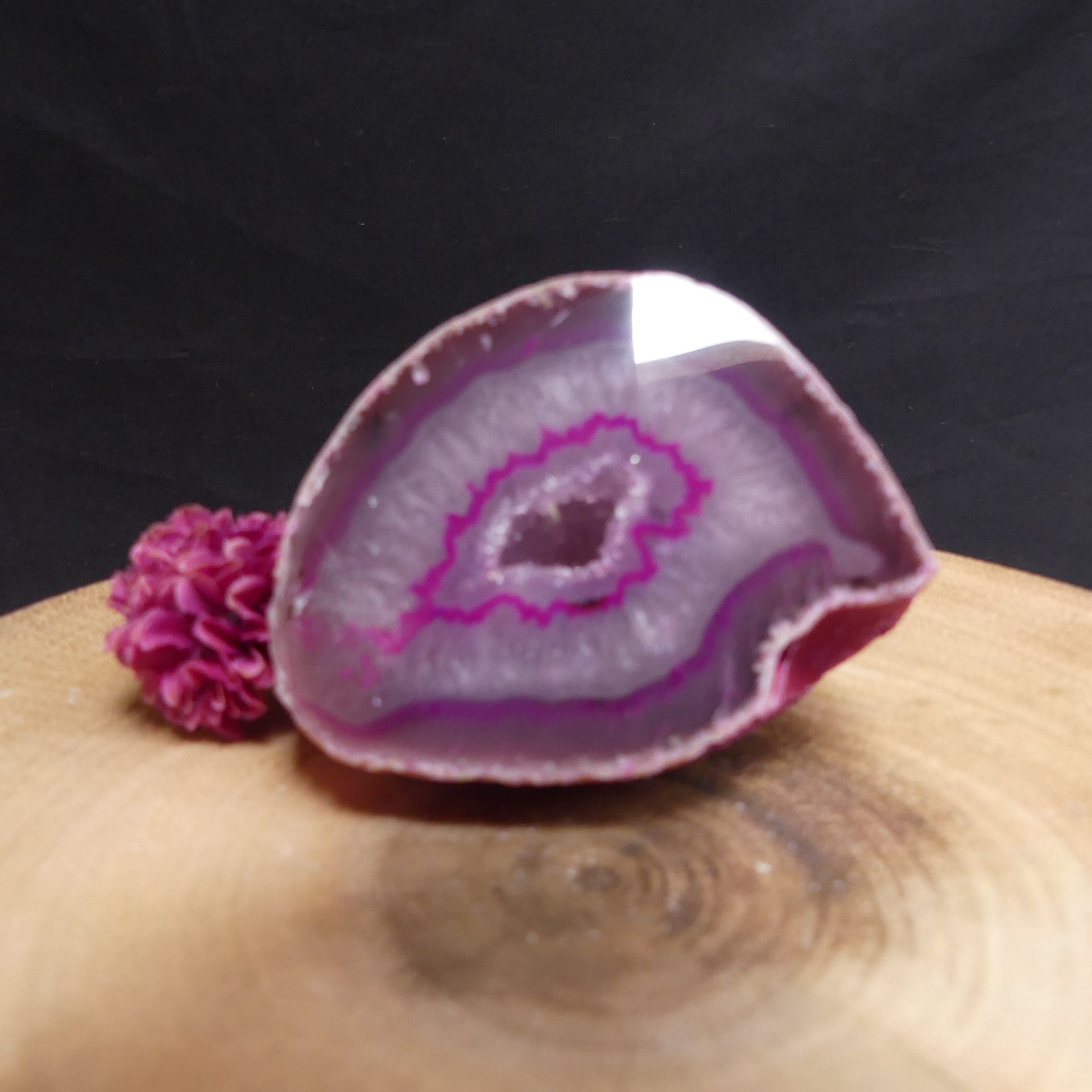 Agate Dyed Geode - The Crystal Barn