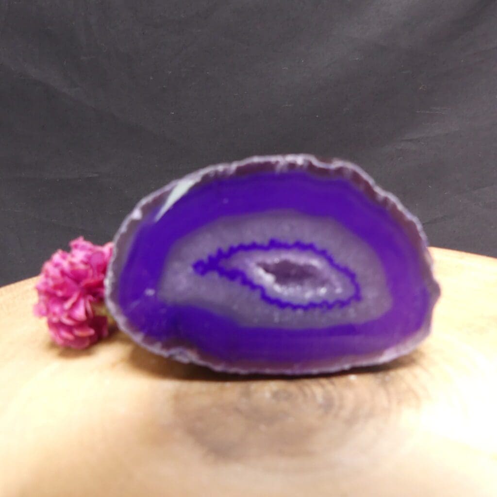 Agate Dyed Geode - The Crystal Barn