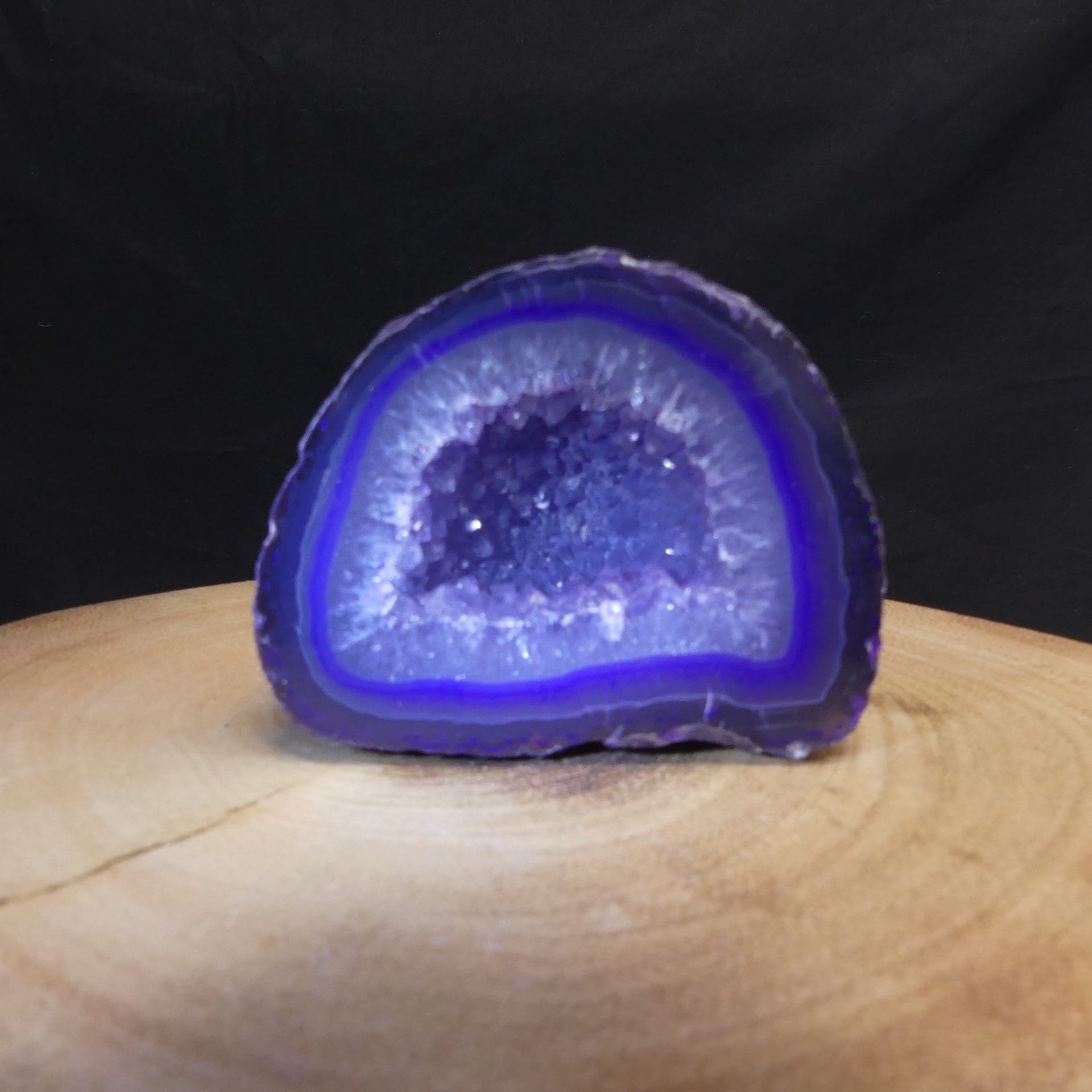 Agate Dyed Geode - The Crystal Barn